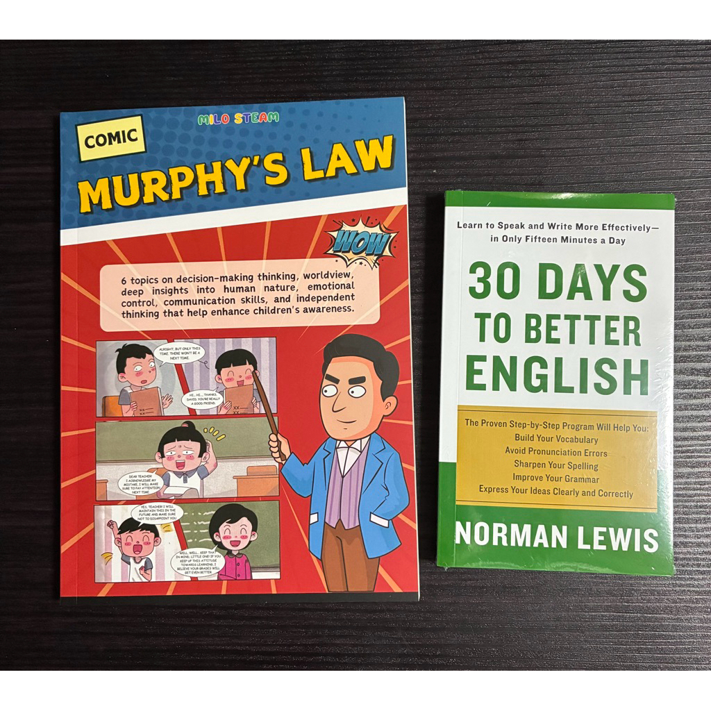 MURPHY'S LAW: COMIC by MILO STEAM (PAPERBACK) English Comic | Shopee ...