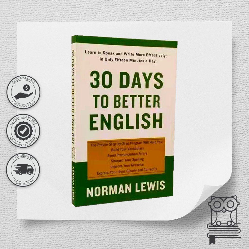 30 DAYS TO BETTER ENGLISH by NORMAN LEWIS (PAPERBACK) | Shopee Malaysia
