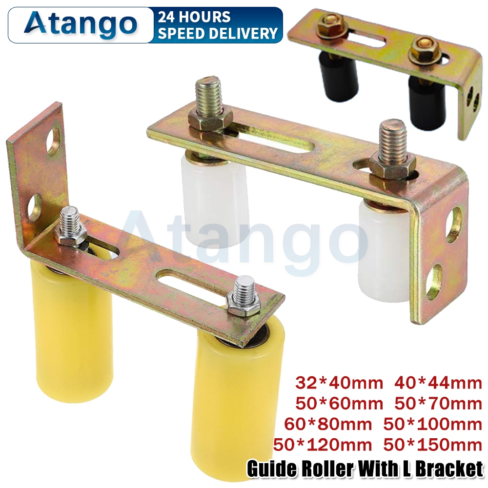Sliding Gate Top Guide Nylon Rollers With L Bracket Set Heavy-Duty ...