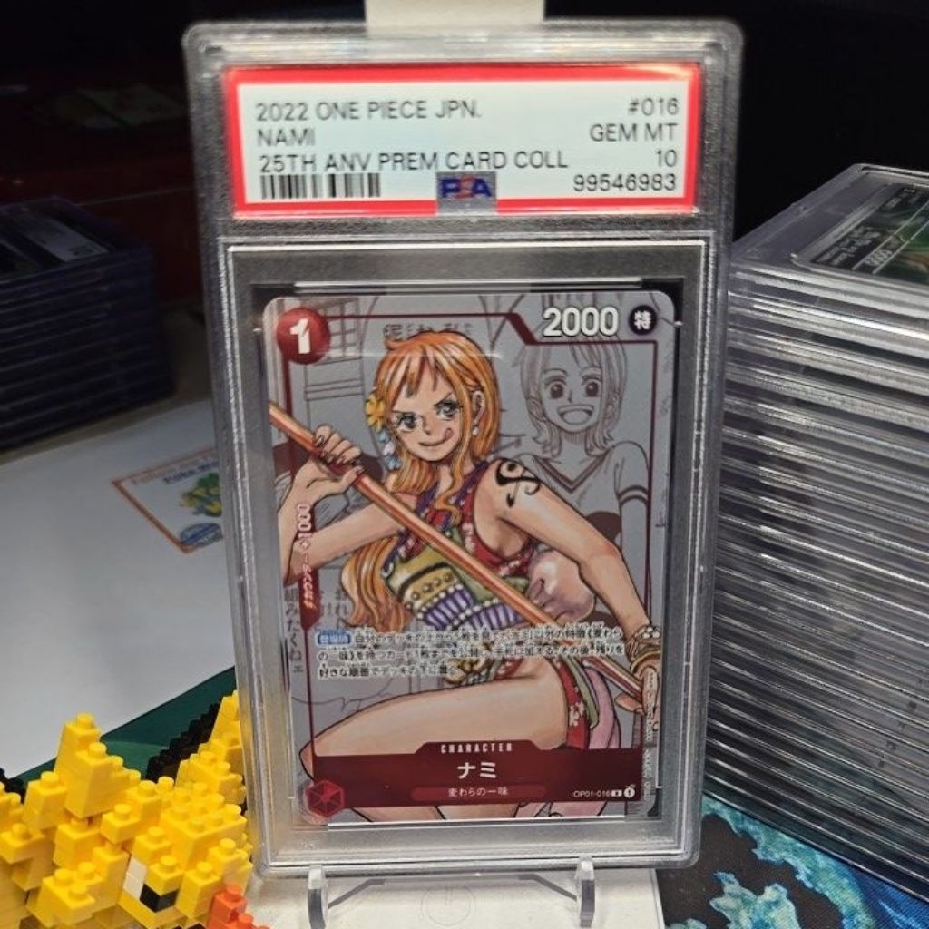 PSA 10 Nami 016 - 25th Anniversary 2022 Japanese ONE PIECE TCG | Shopee ...