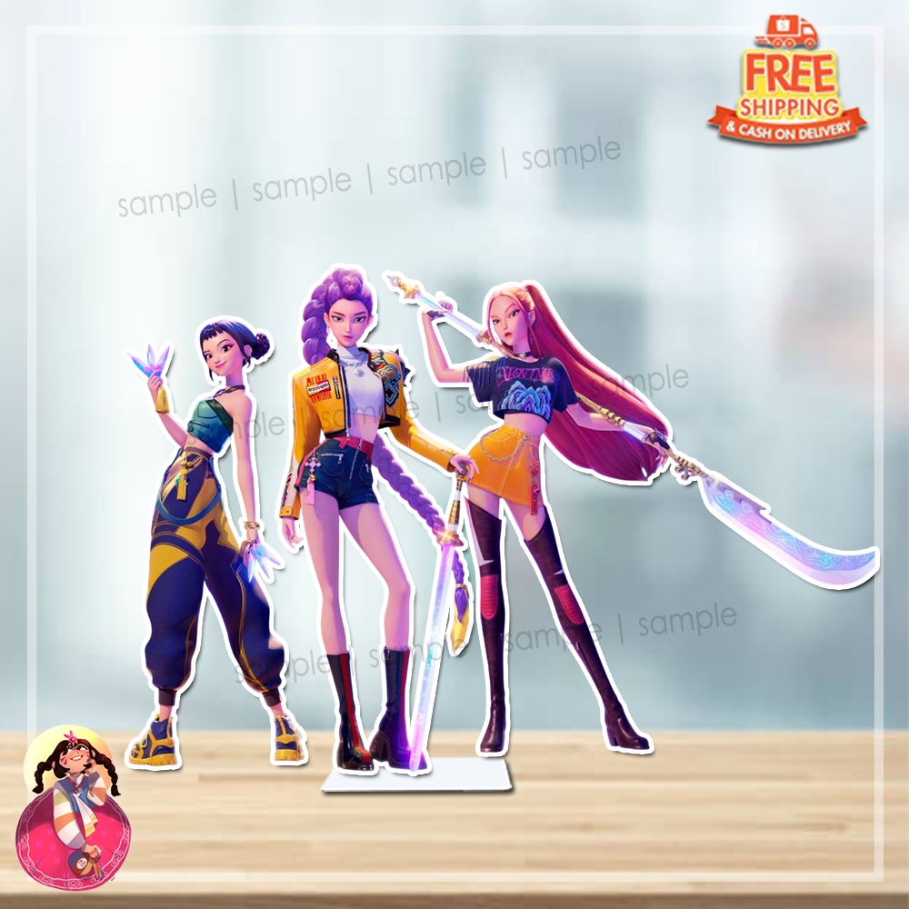 Kpop Demon Hunters Standee Versions | 5 Inch Mira Rumi Zoey PVC Display ...