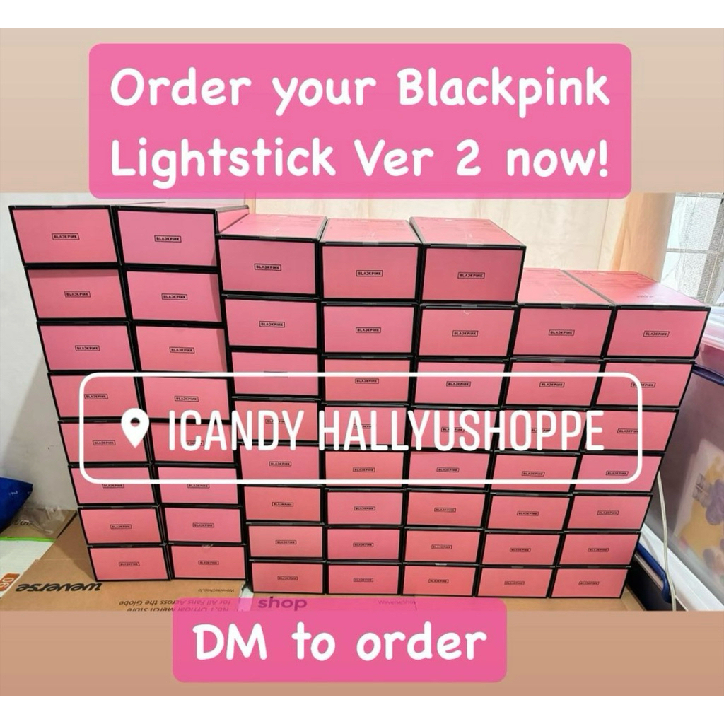 Blackpink Official Lightstick Ver 2 (NO STAND NO CRADLE) HAMMER BONG ...