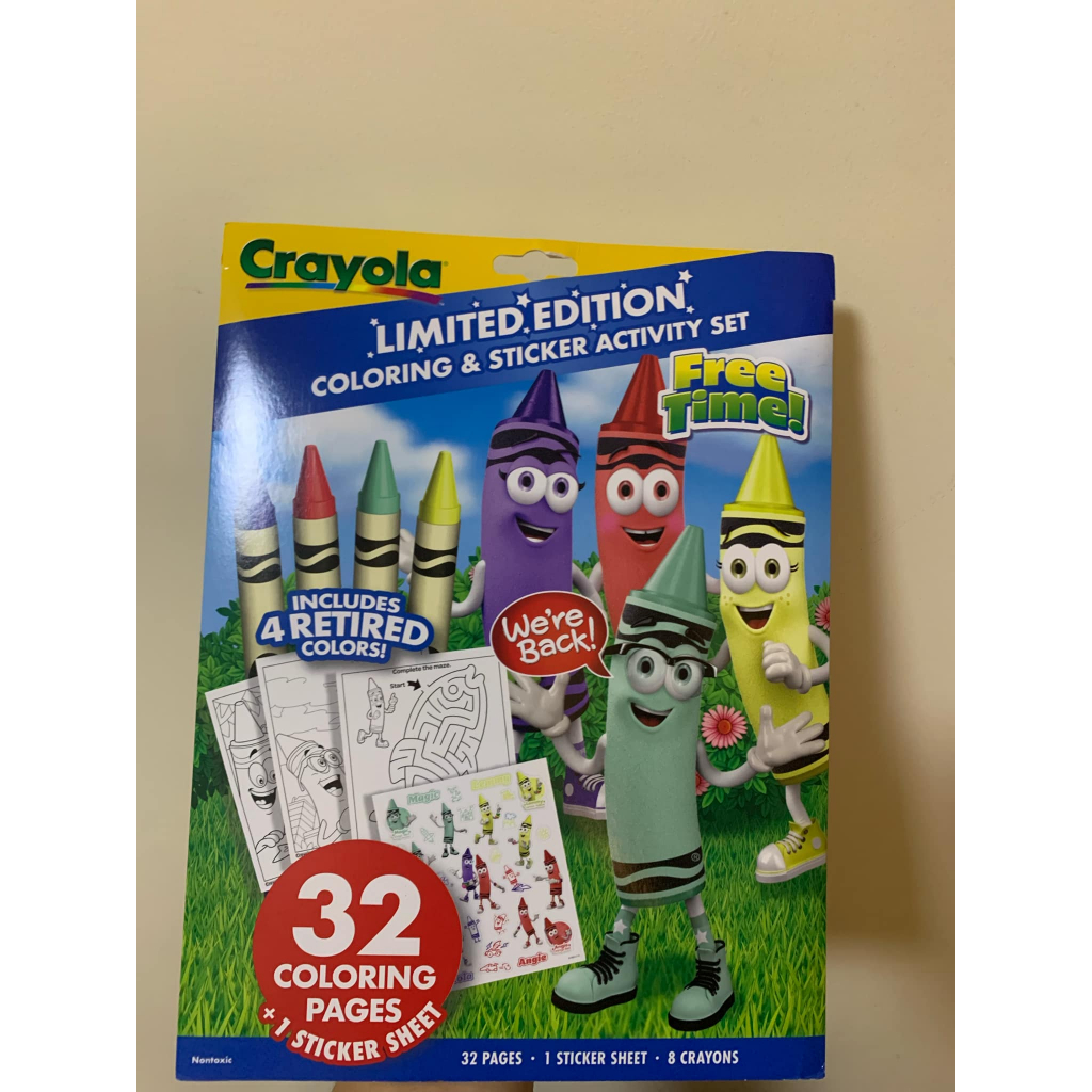 Crayola Retired Colors Coloring & Activity Set | Shopee Malaysia