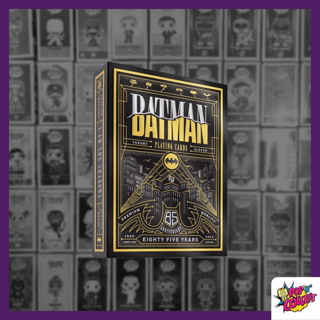 Theory11 - Batman 85th Anniversary Playing Cards, Premium Playing Cards ...