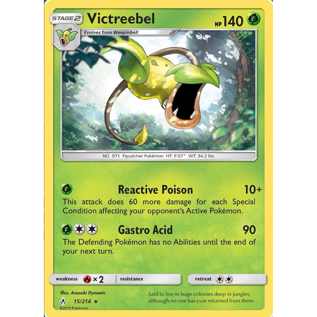 Pokemon TCG card - Victreebel | Shopee Malaysia