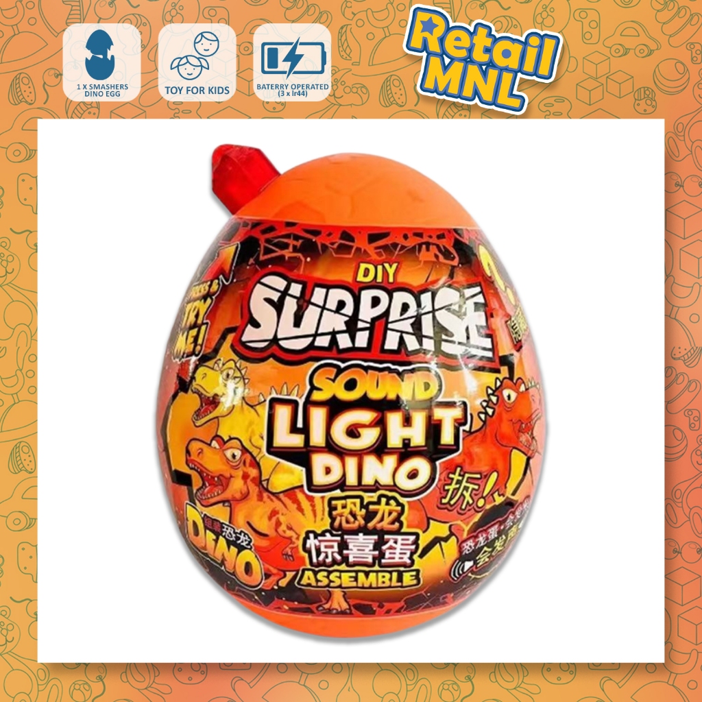 Retailmnl ZURU Smashers Mini Dino Egg – Ice Age T-Rex Slime Toy ...