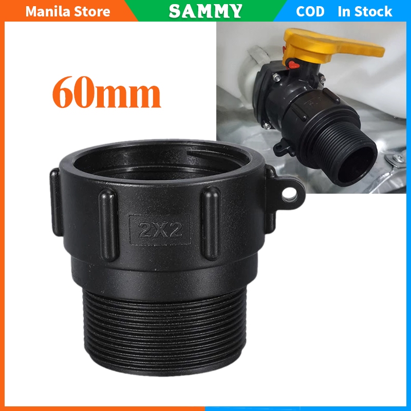 60mm IBC Tote Tank Drain Adapter IBC Tote Fittings For Rainwater ...