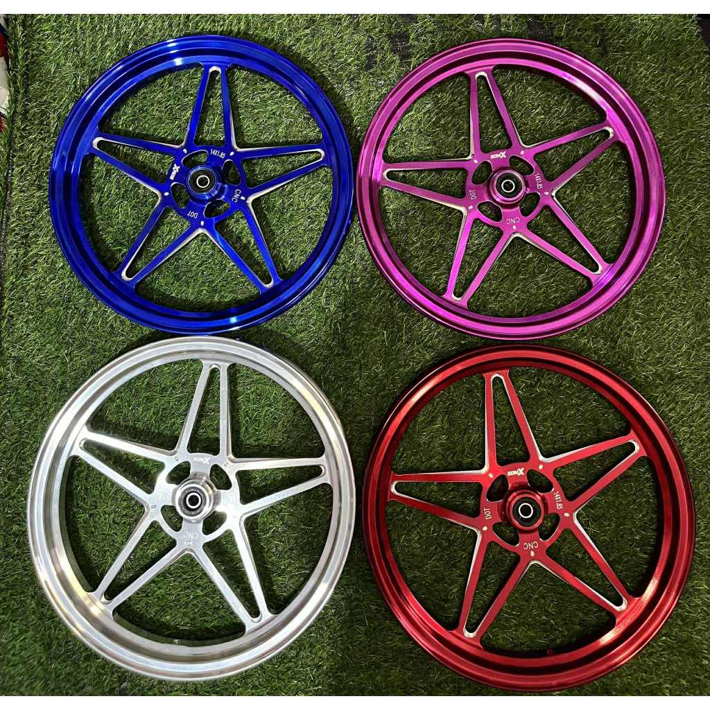 BOMX CNC STAR MAGS 14s MIO/M3/BEAT/CLICK/GEAR/SOULTY/SPORTY/SOUL i 125 ...