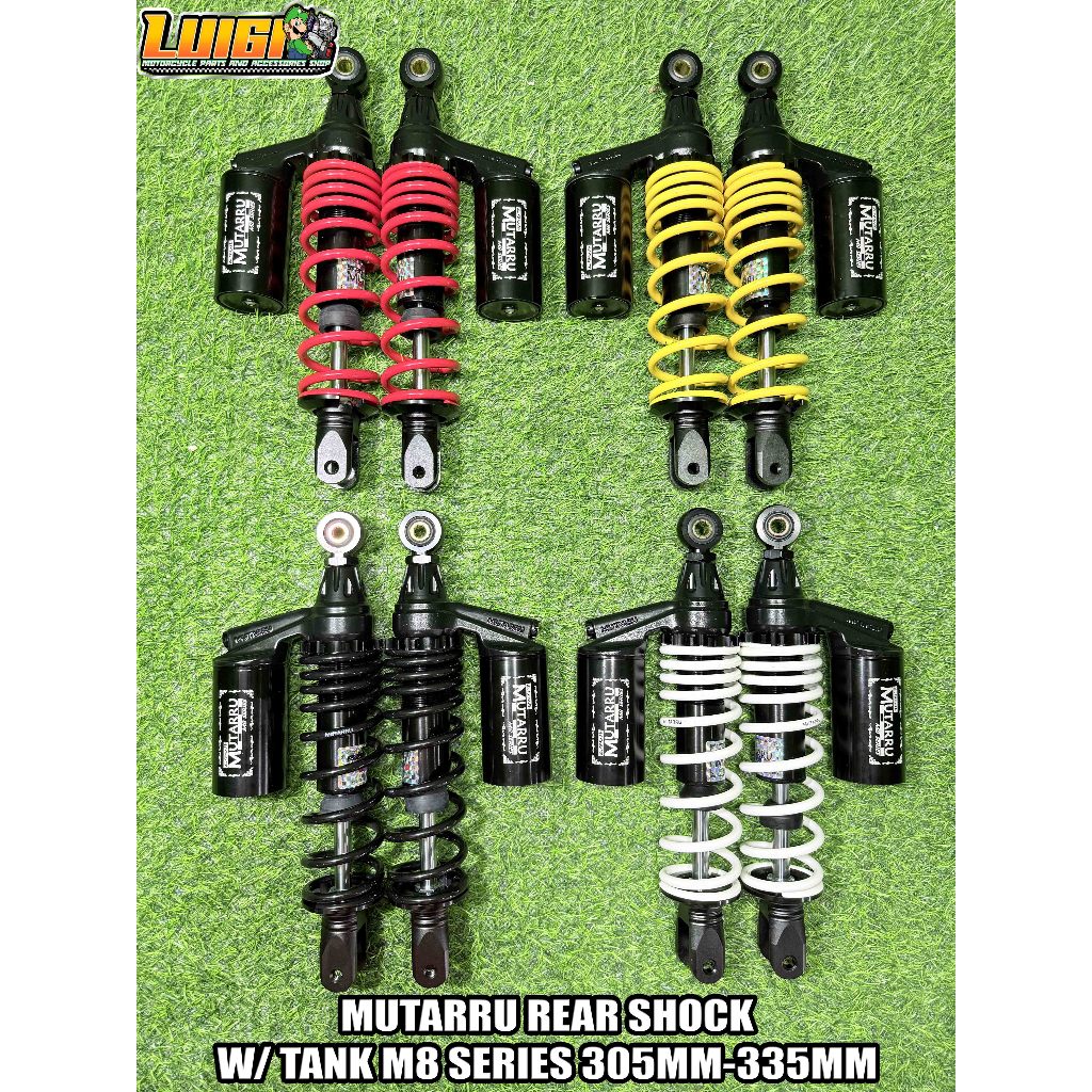 MUTARRU YAMAHA NMAX V2, AEROX V2 REAR SHOCK ABSORBER W/ TANK M8 SERIES ...