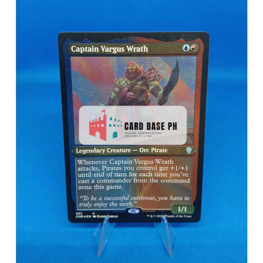 Captain Vargus Wrath(Foil Etched) - Magic the Gathering Trading Card ...