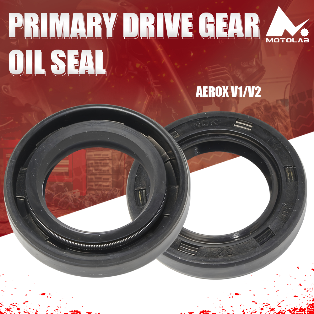 MOTOLAB PRIMARY SLIDING SHEAVE AND DRIVE GEAR OIL SEAL MIO M3, MIO/SOUL, NMAX V1/V2, AEROX V1/V2 ...