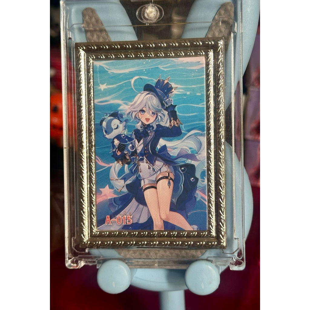 Genshin Impact Furina Metal Card UnOfficial One of a Kind with free ...
