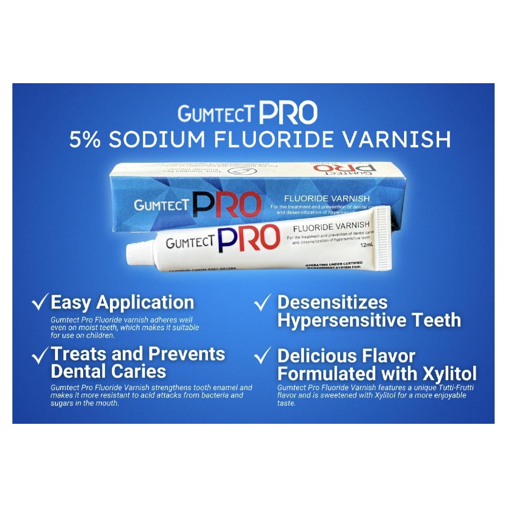 Gumtect Pro Fluoride Varnish (5% Sodium Fluoride) | Shopee Malaysia