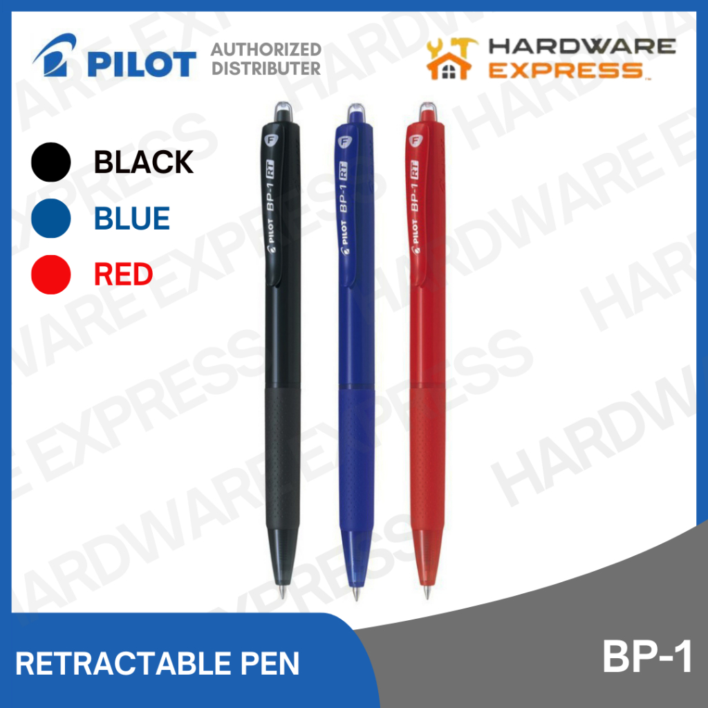 PILOT BP-1 RT Retractable Ballpen (Sold per 3pcs) | Shopee Malaysia