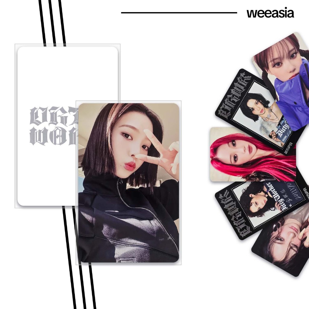 AESPA DIRTY WORK KWANGYA POP-UP TRADING ALBUM LOMO CARDS PHOTOCARDS ...