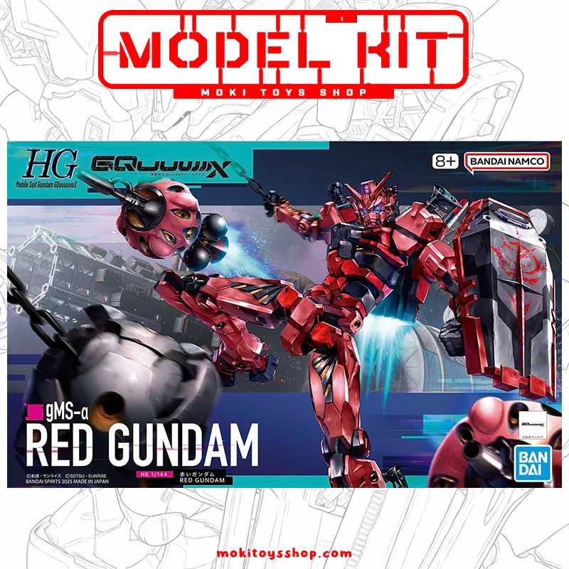 1/144 HG RED GUNDAM (MOBILE SUIT GUNDAM GQUUUUUUX) | Shopee Malaysia