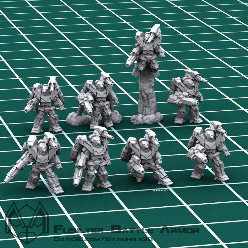 Fusilier Battle Armor (Battletech Proxy) | Shopee Malaysia