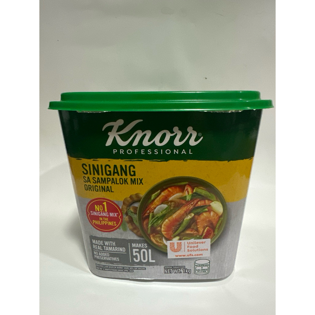 KNORR PROFESSIONAL SINIGANG SA SAMPALOK 1kg Made With Real Tamarind Makes 50L | Shopee Malaysia