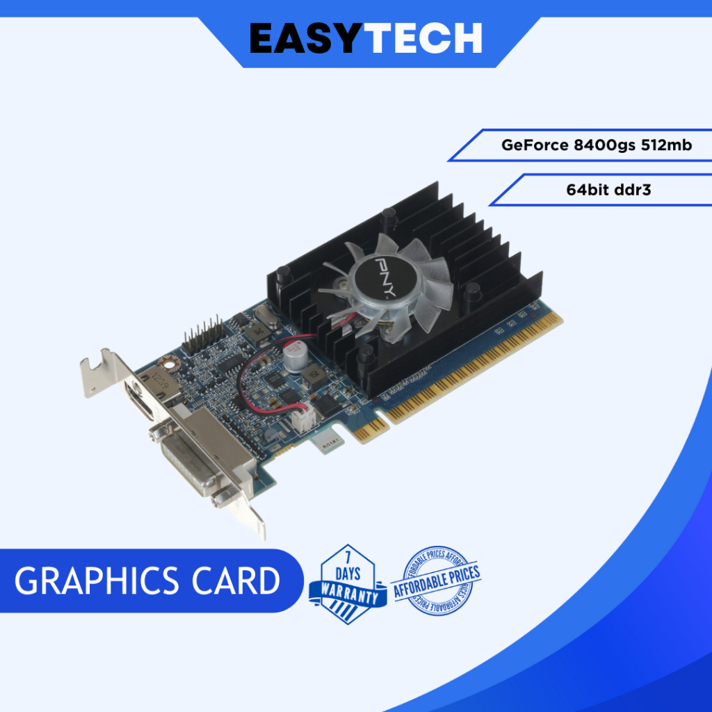 GeForce 8400GS 512mb 64bit ddr3 (used) | Shopee Malaysia