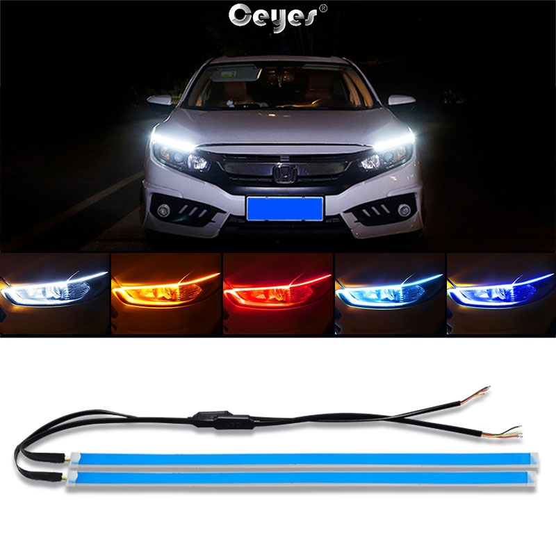Ceyes Drl Light Car Daytime Running Light Flexible Strip Flow Turn ...