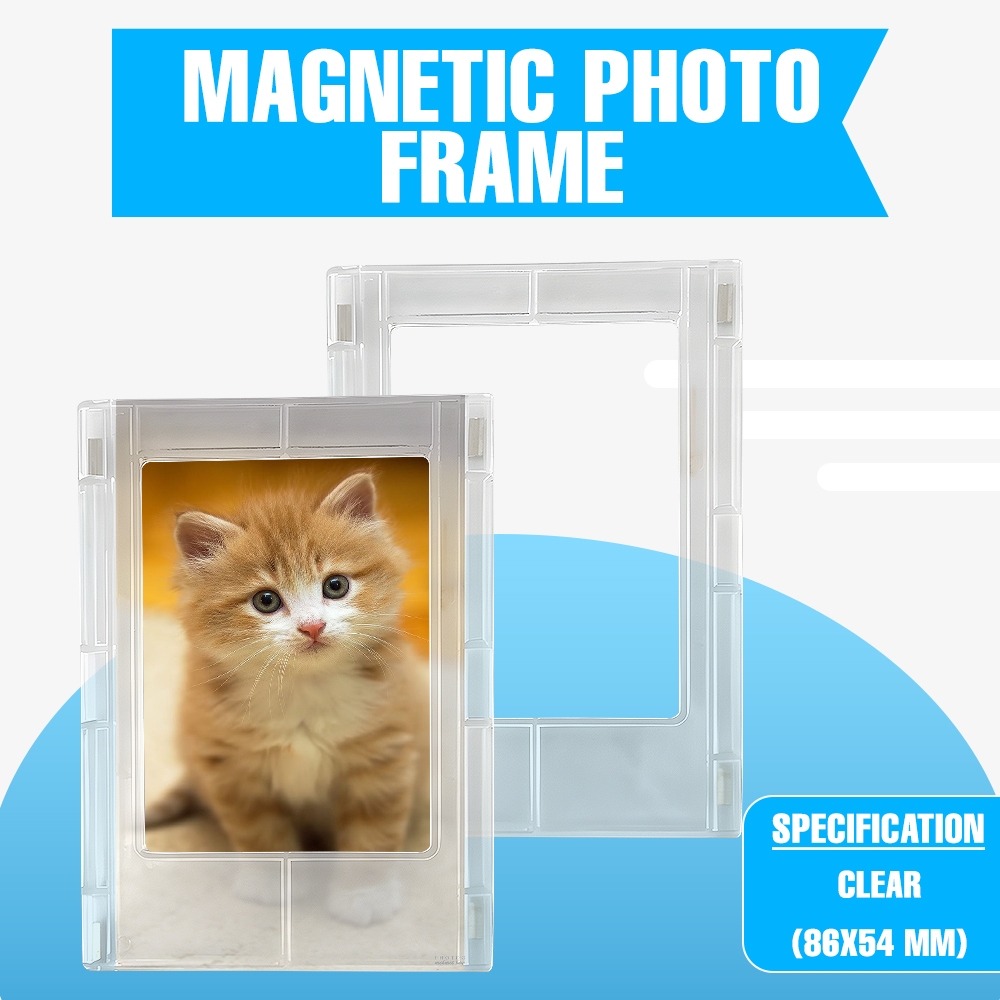 1pc Magnetic Photo Frame Mini Photocard Instax Holder Fridge Deco ...