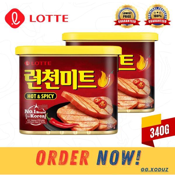 OK! LOTTE HOT & SPICY Authentic Korean Spam Luncheon Meat 340g 2027 ...