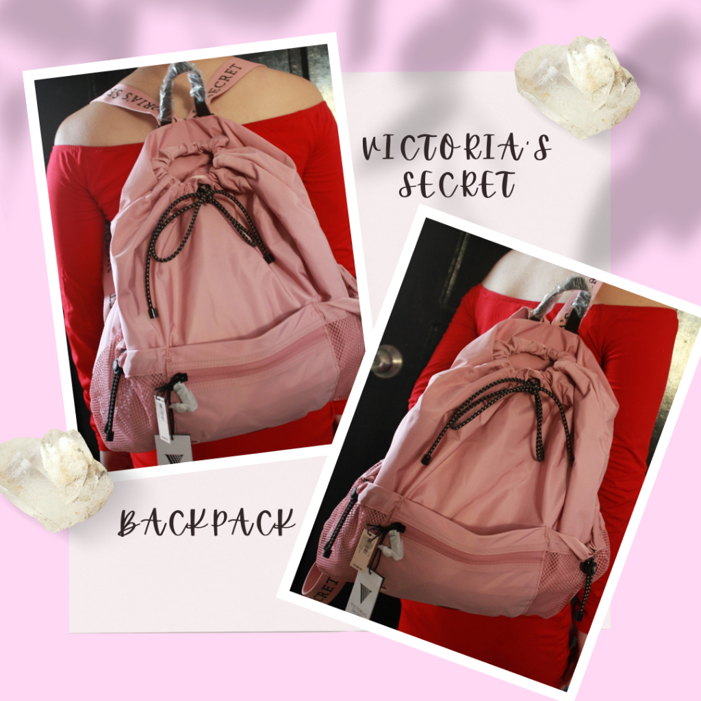 Victoria's Secret Live On Point Cinch-Top Backpack | Shopee Malaysia