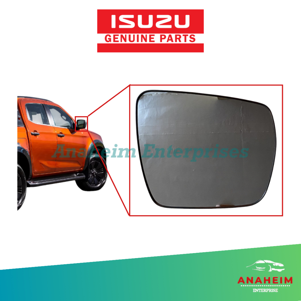Isuzu Dmax 2021 - 2022, Isuzu Mux 2022 Side Mirror Lens RH / Passenger ...