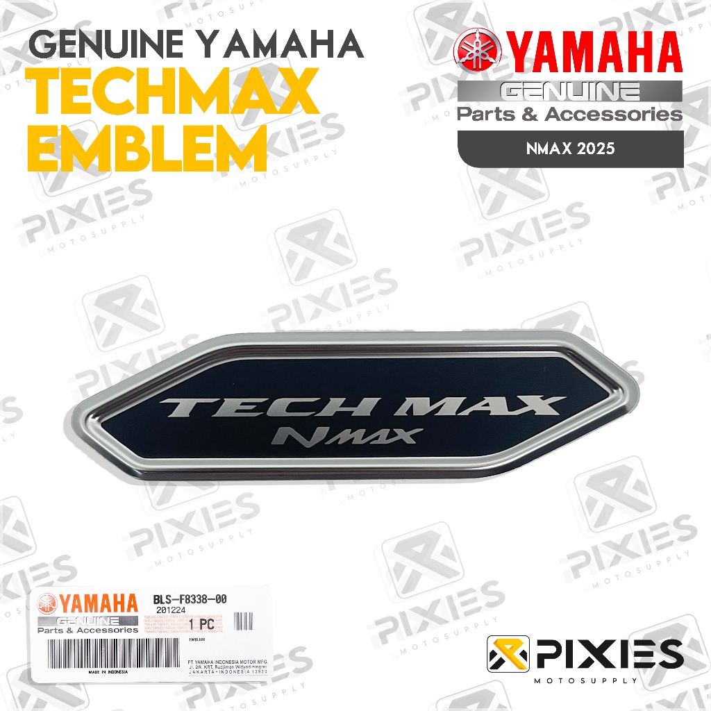 YAMAHA TECHMAX EMBLEM STICKER for YAMAHA NMAX V3 TURBO | Shopee Malaysia