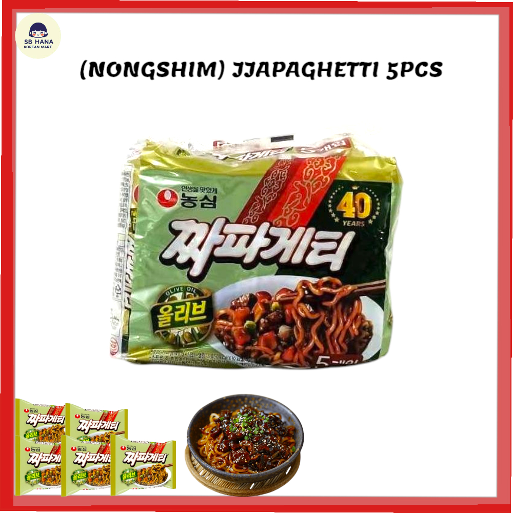 Nongshim Jjapaghetti korean Noodles 14g x 5 pcs | Shopee Malaysia