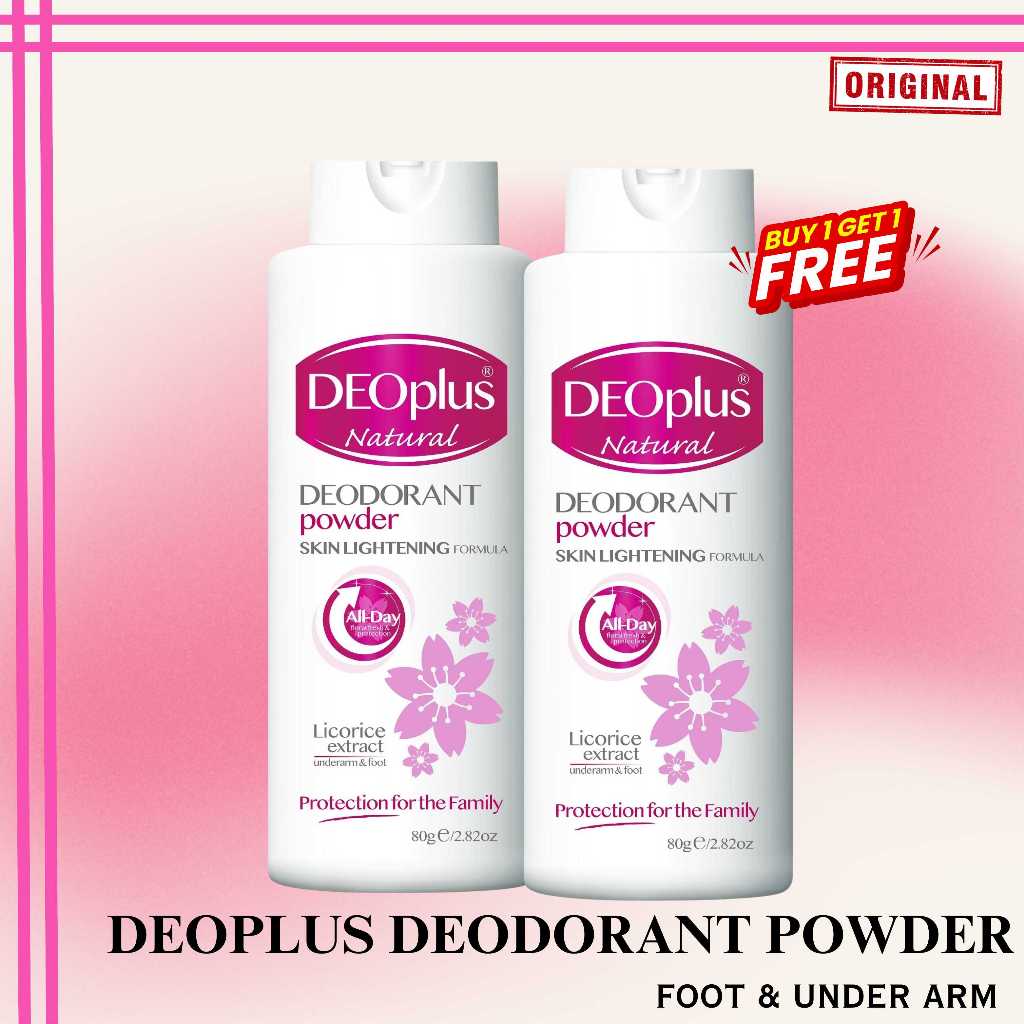 Deoplus Buy1 Take1 Natural Tawas Deo Powder Underarms and Foot Powder ...