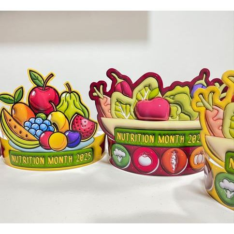 NUTRITION MONTH HEAD DRESS TRENDING 3D PRINT | Shopee Malaysia