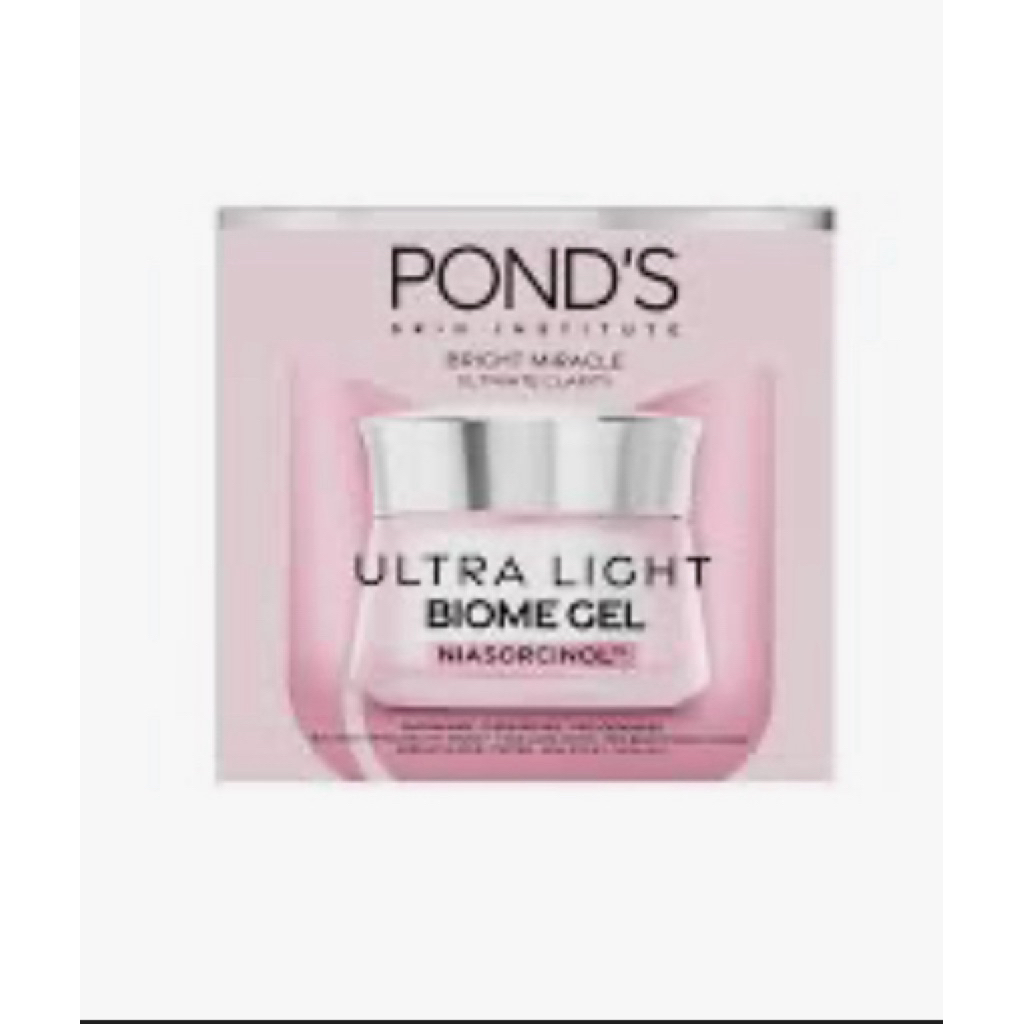 Ponds Bright Miracle Ultra Light Biome Gel 20gr Brightening Moisturizer ...