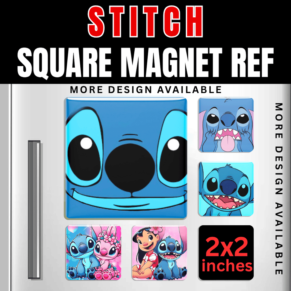 STITCH - 2X2 INCHES REF MAGNET AND BUTTON PIN | Shopee Malaysia