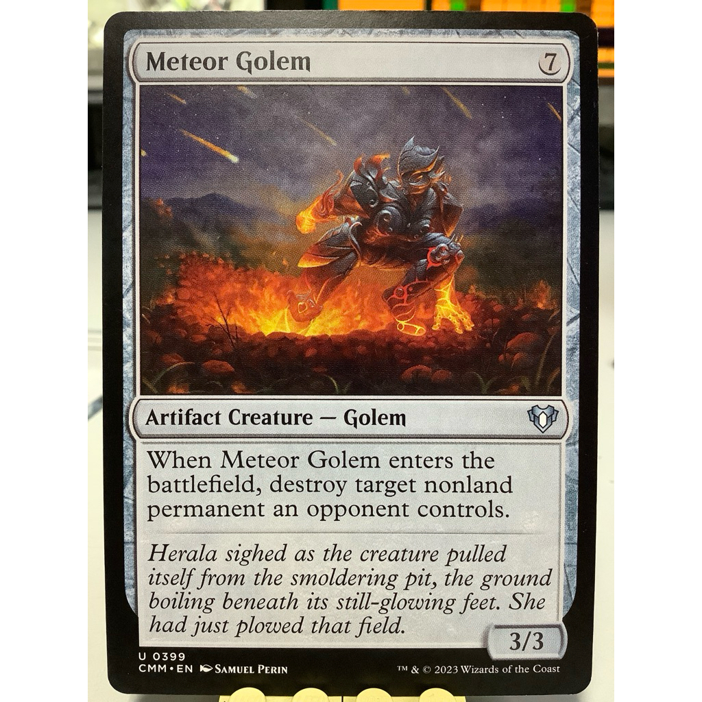 MTG - Meteor Golem (Commander Masters) | Shopee Malaysia