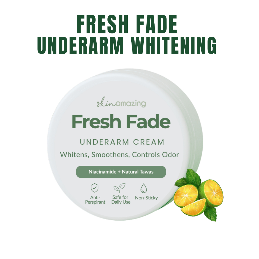 SKIN AMAZING FRESH FADE Underarm Cream Reduce Body Odor Calamansi Scent ...