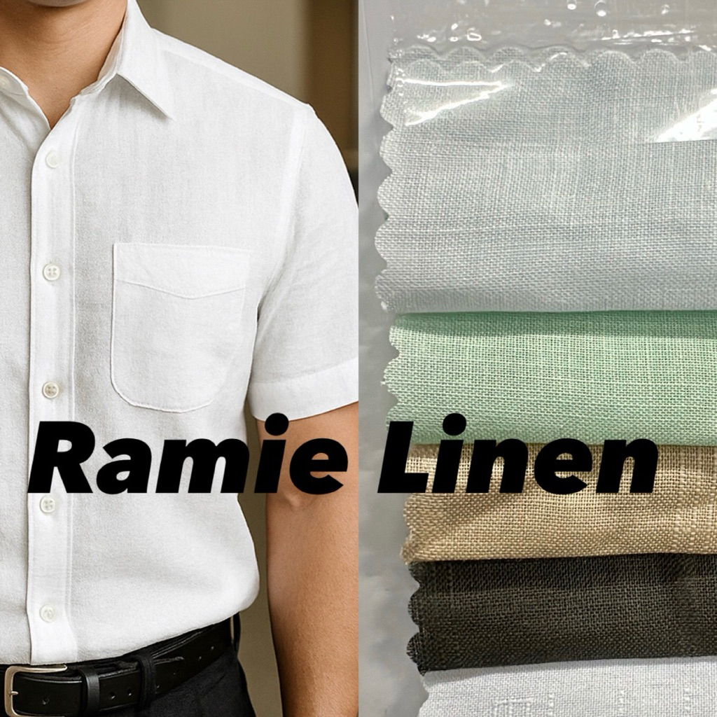Ramie Linen Office Linen Tela Fabric 60" Width (Per Yard) | Shopee Malaysia