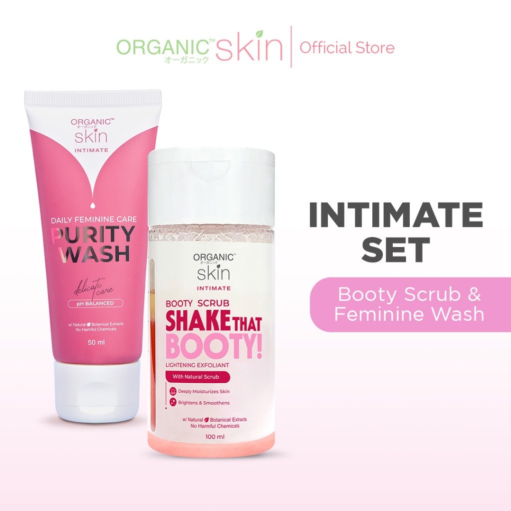 Organic Skin Japan Intimate Set Purity Wash and Booty Scrub | Shopee ...