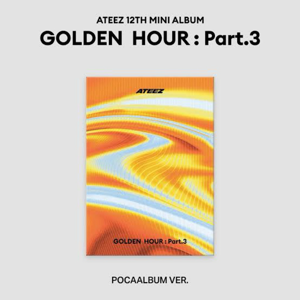 ATEEZ GOLDEN HOUR PART 2 LEMON DROP SEALED ALBUM PLATFORM POCA DIGIPAK ...
