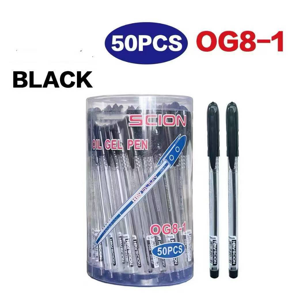 SCION Oil Gel pen OG-8 ballpen (50pcs) | Shopee Malaysia