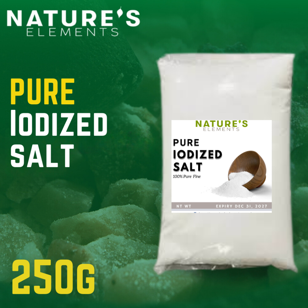 Authentic Natural Pure Iodized Salt - Healthy Cooking 250g, 500g, 1kg ...