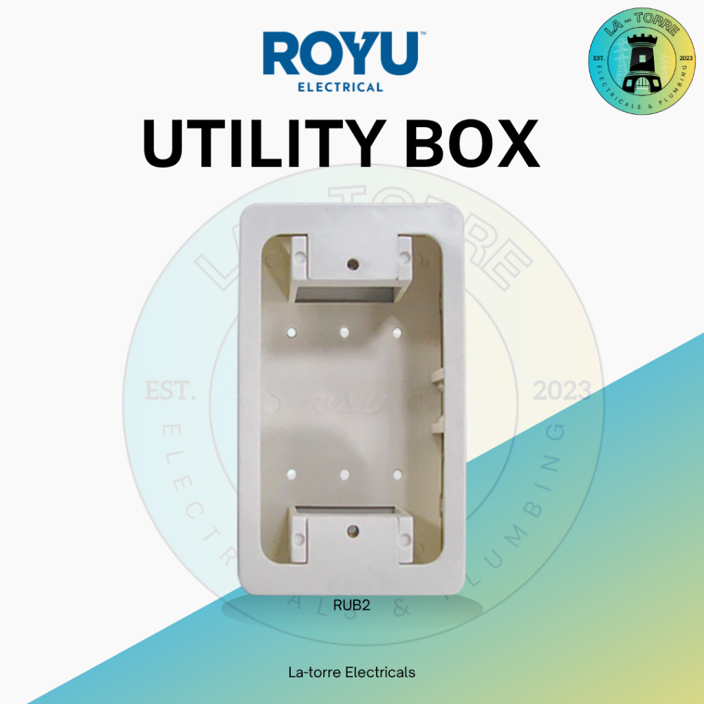 ROYU SURFACE UTILITY BOX (WHITE) | Shopee Malaysia
