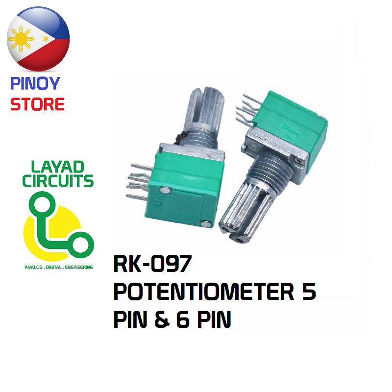 RK-097 potentiometer 5 pin & RK-097 potentiometer 6 pin | Shopee Malaysia