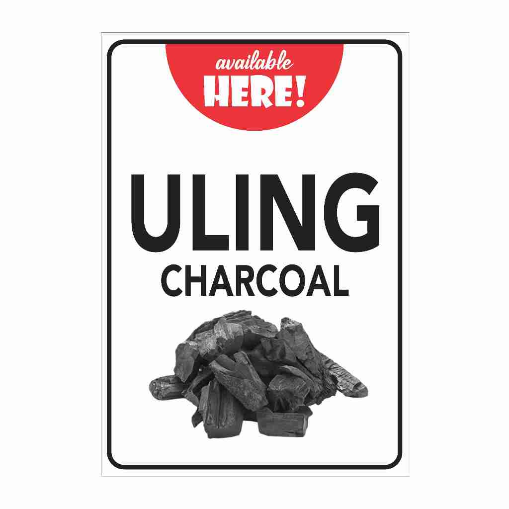 SIGNAGE - AVAILABLE HERE ULING CHARCOAL - PVC PLASTIC MATERIAL SIGNAGE ...