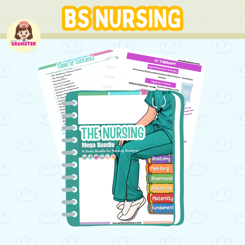 The Nursing Mega Bundle By NurseBossStore (BS Nursing Reviewer ...