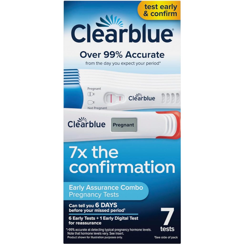 Clearblue Early Pregnancy Test Kit Early Combo Pack - Digital and Early ...