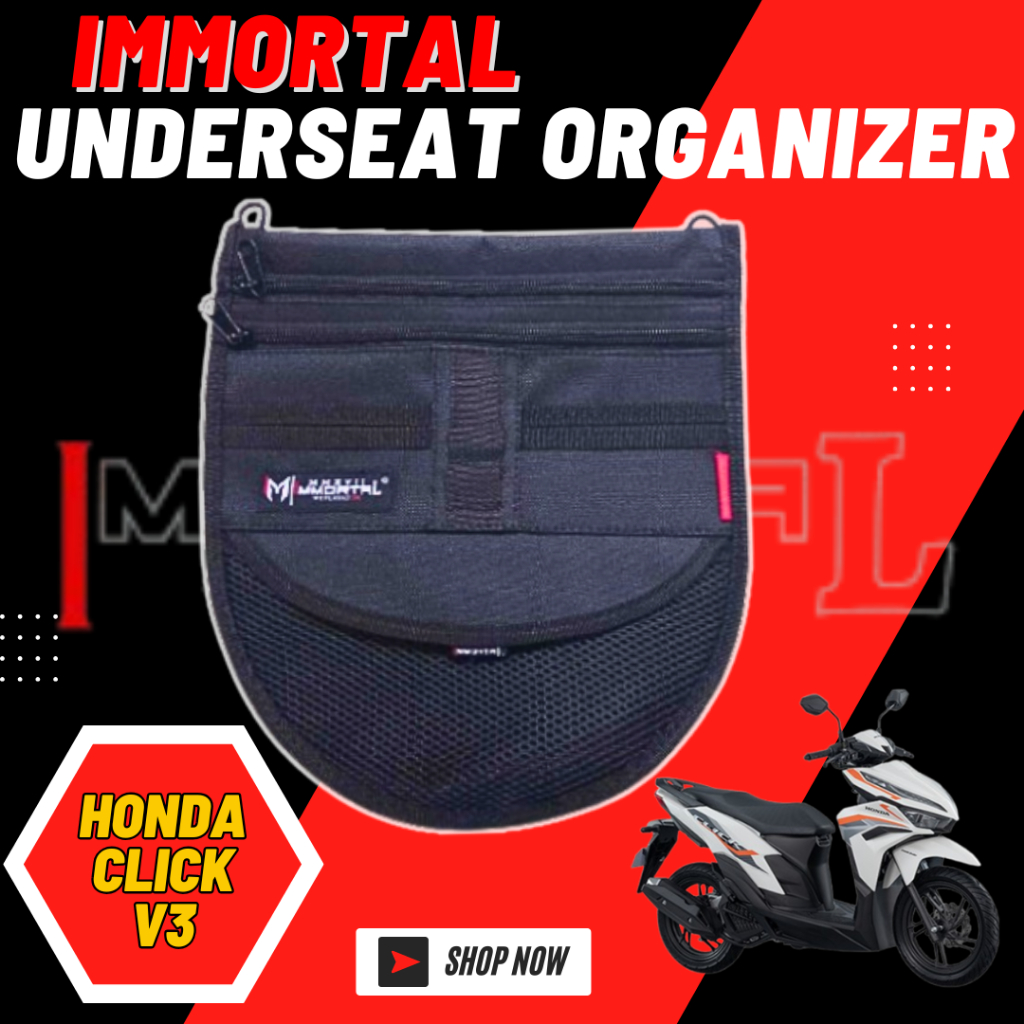 Immortal Underseat Organizer for HONDA CLICK V3 with Motorcycle Under ...
