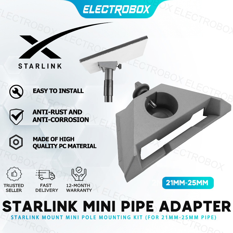 Starlink Mini Mount Pole Adapter, 8 Degree Installation Angle ...