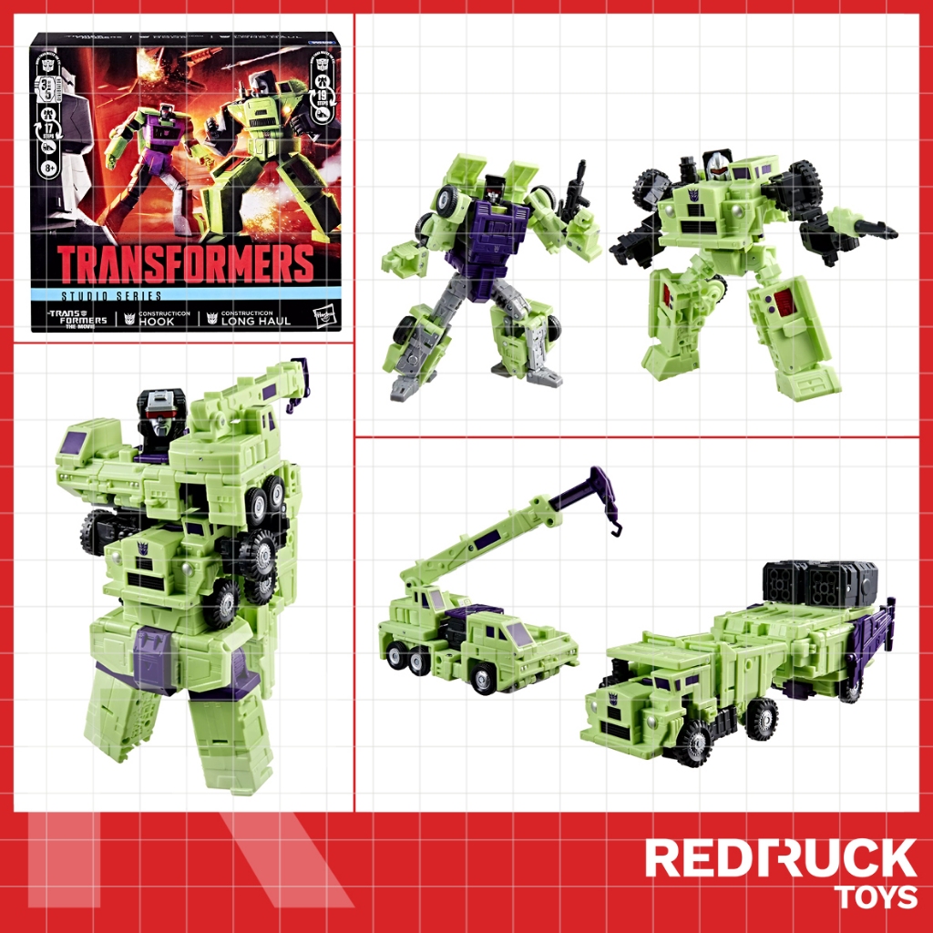 Transformers Studio Series Commander Class Constructicon Long Haul and ...