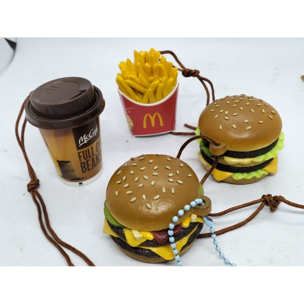 McDo Food Icon and McDo Building Charm Keychain | Shopee Malaysia